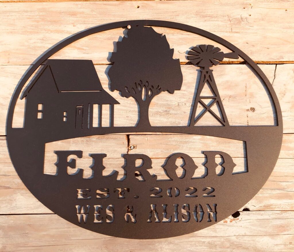 Custom Ranch Sign - Countryside Cuts Metalworks